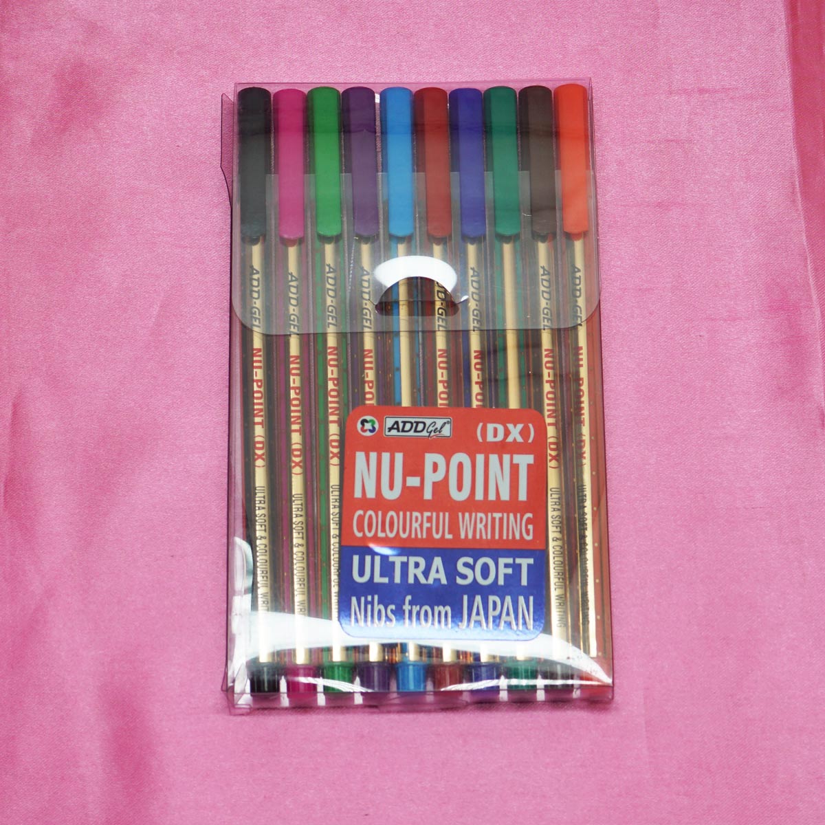Add Gel NU-Point (DX) Ultra Soft Nibs Fineliner With Assorted Colors ...
