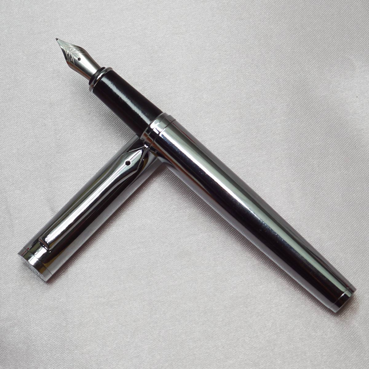 Starone Full Silver Color Body With Silver Cap Fine Nib Converter Type ...