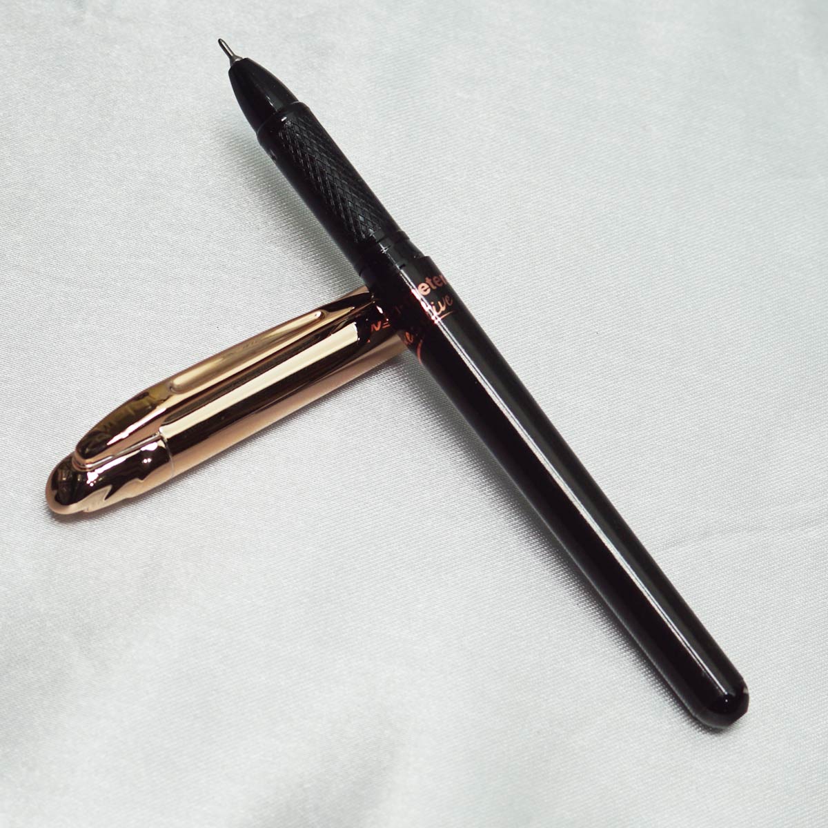 Flair Writo-Meter Executive Black Body With Copper Cap Fine Tip Cap ...