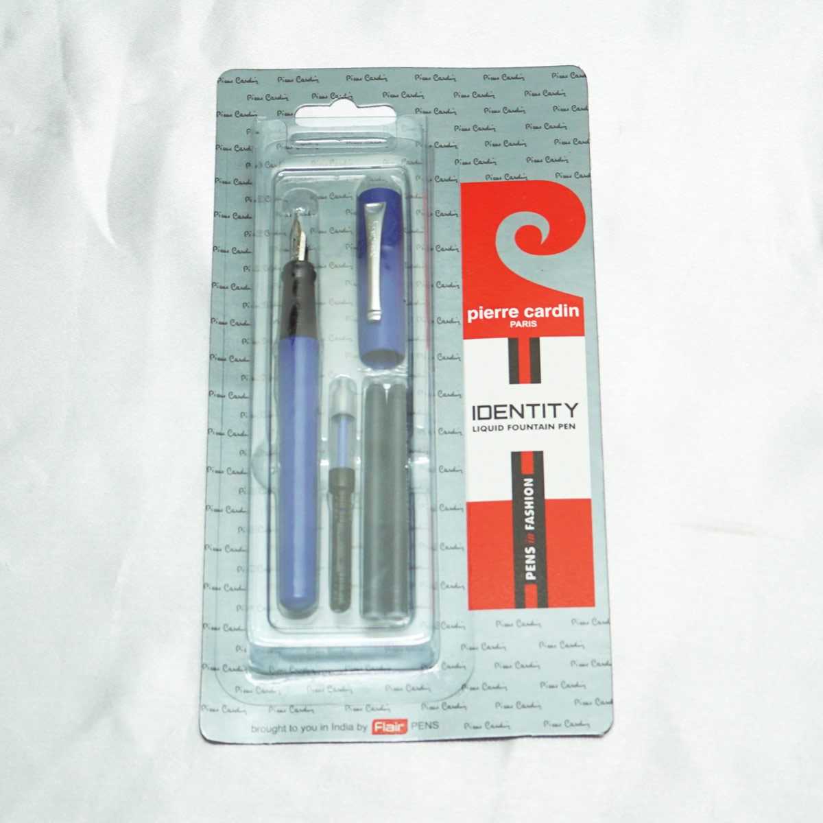 Pierre Cardin Identity Blue Color Body With Cap Fine Nib Converter Type ...