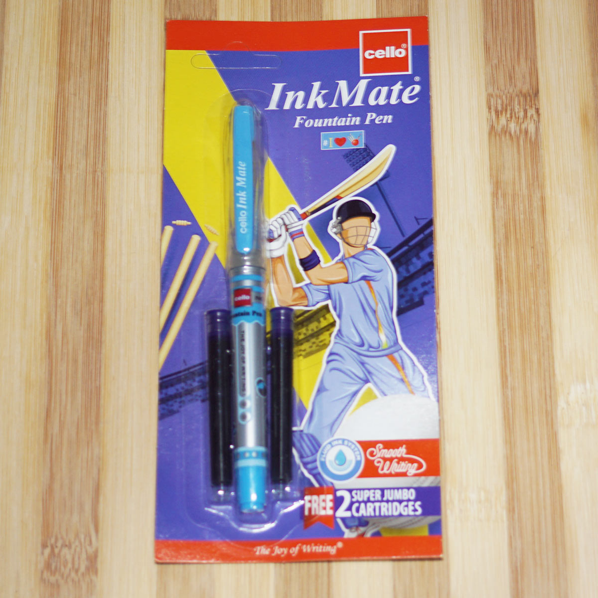 Cello Ink Mate Grey Color Body With Blue Color Clip Fine Tip Cartridge ...
