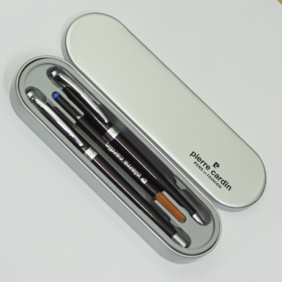 Pierre Cardin Lifetime Black Color Body With Silver Clip Roller Ball ...