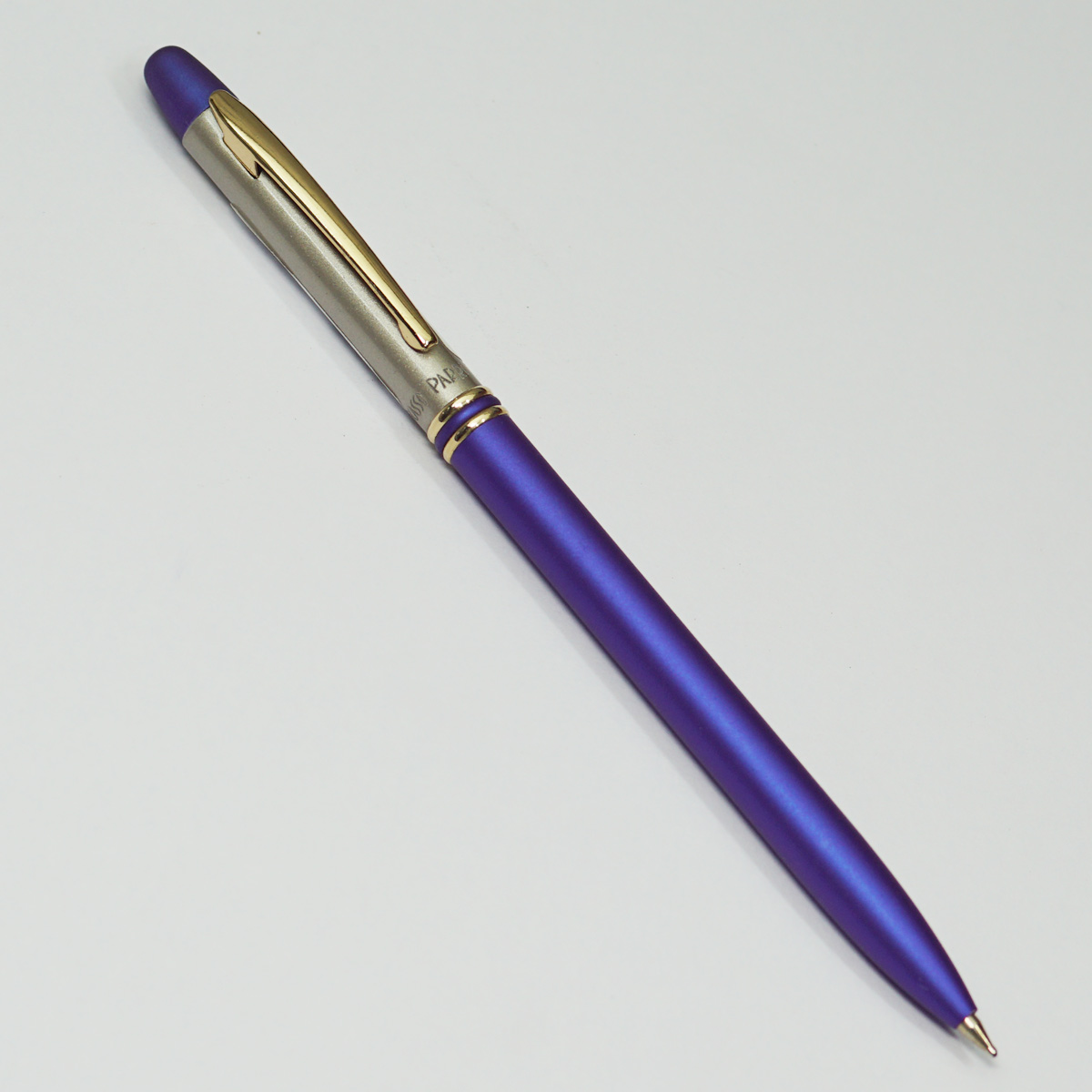 Picasso Parri Neo Royal Blue Color Body With Gold Clip Fine Tip Twist ...