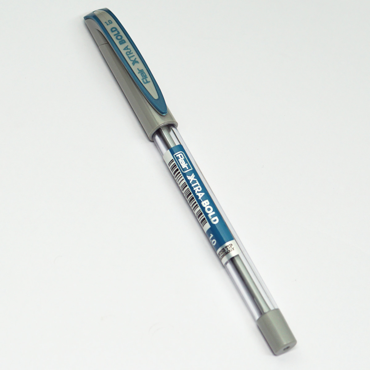 Flair XTRA BOLD Trasparent Body With Grey Color Cap 1.0mm Tip Blue ...