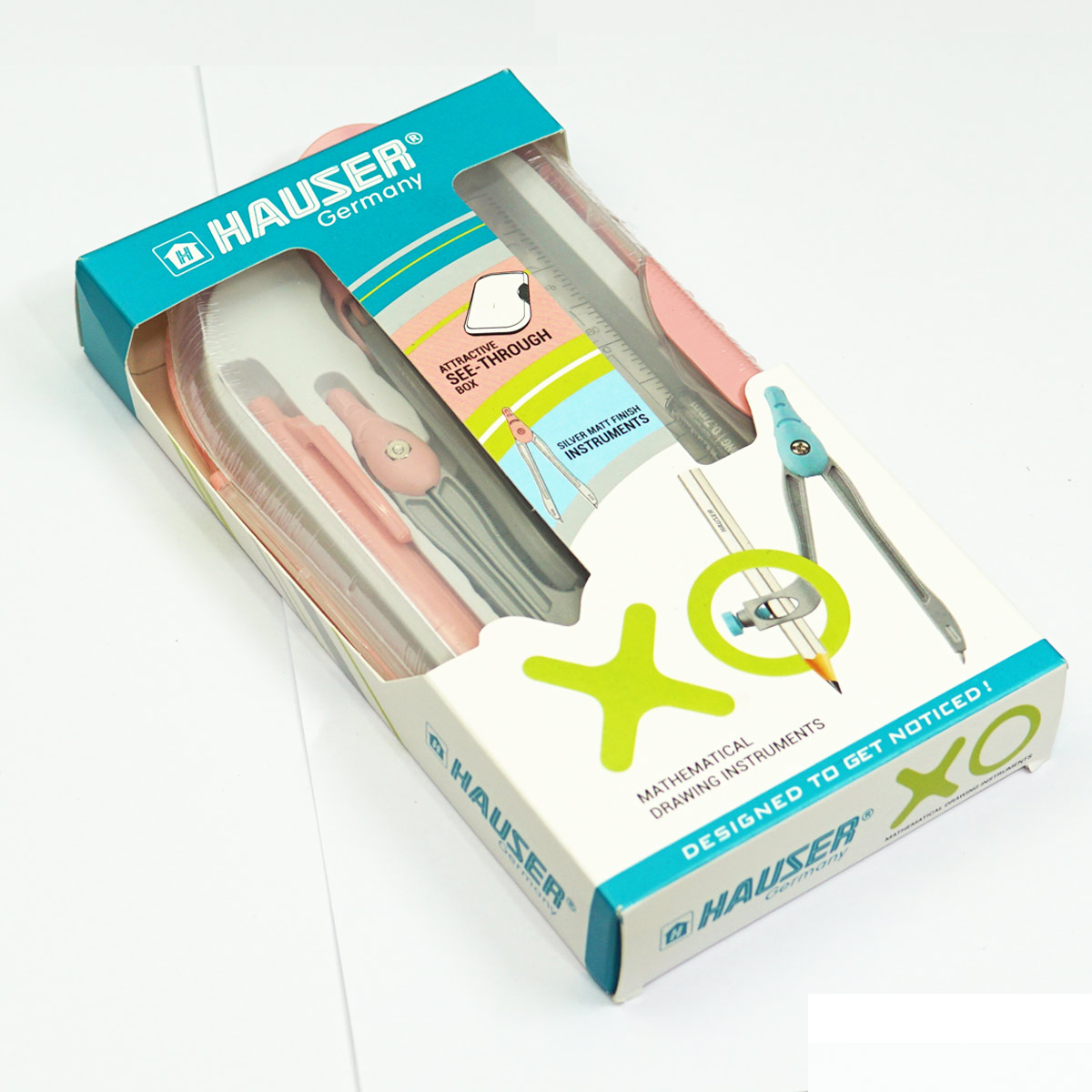 Hauser Mathematical Drawing Instruments Geometry Box SKU 23071