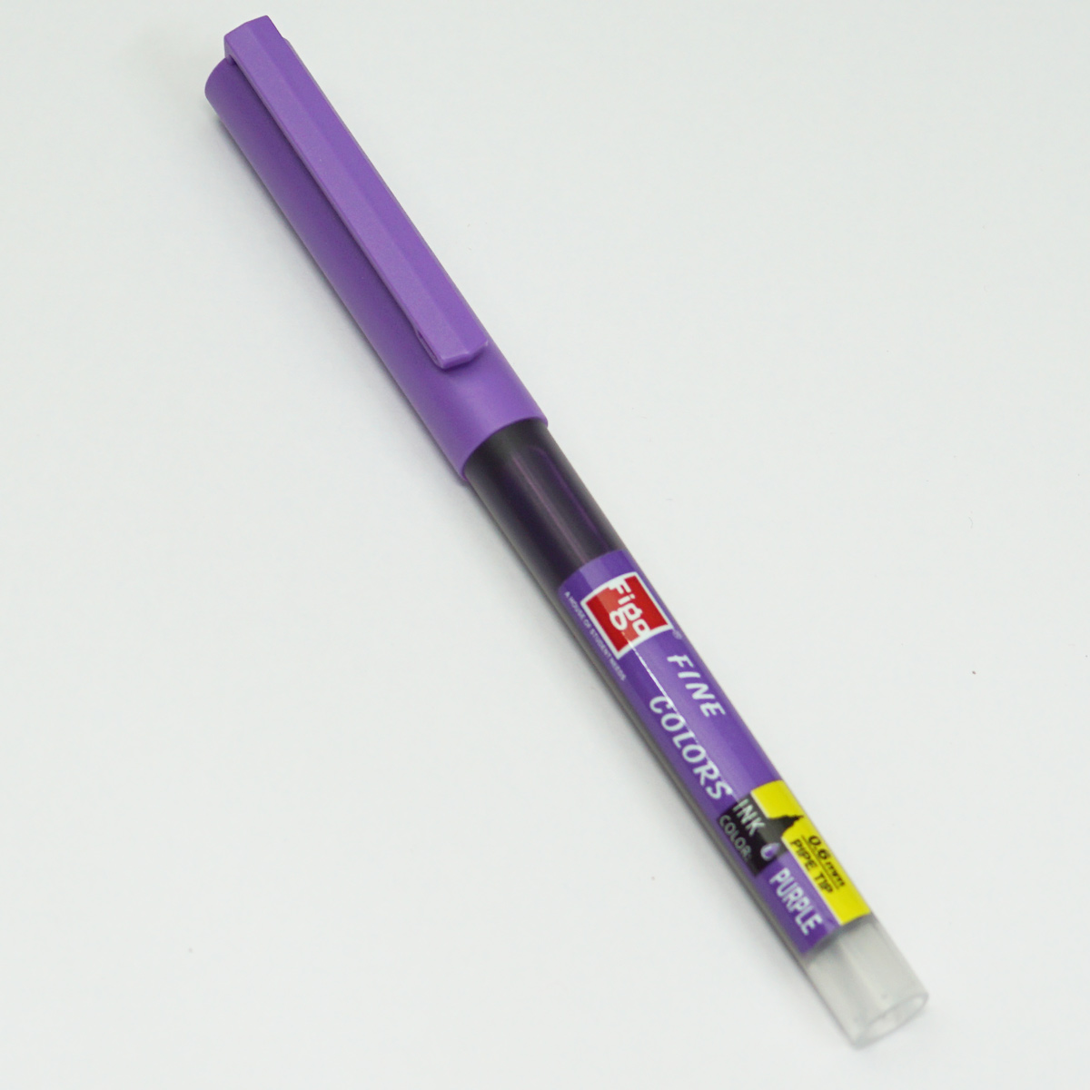 Figo Fineliner 0.6mm Pipe Tip Violet Writing SKU 23078