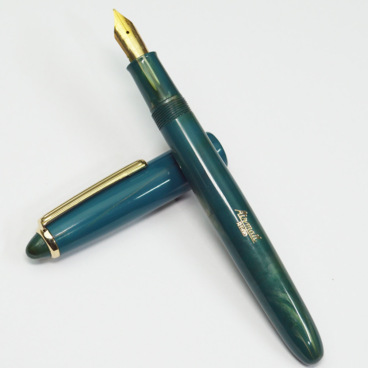 Airmail Wality 69LG Marble Turquoise Blue Color Body With Golden Color ...