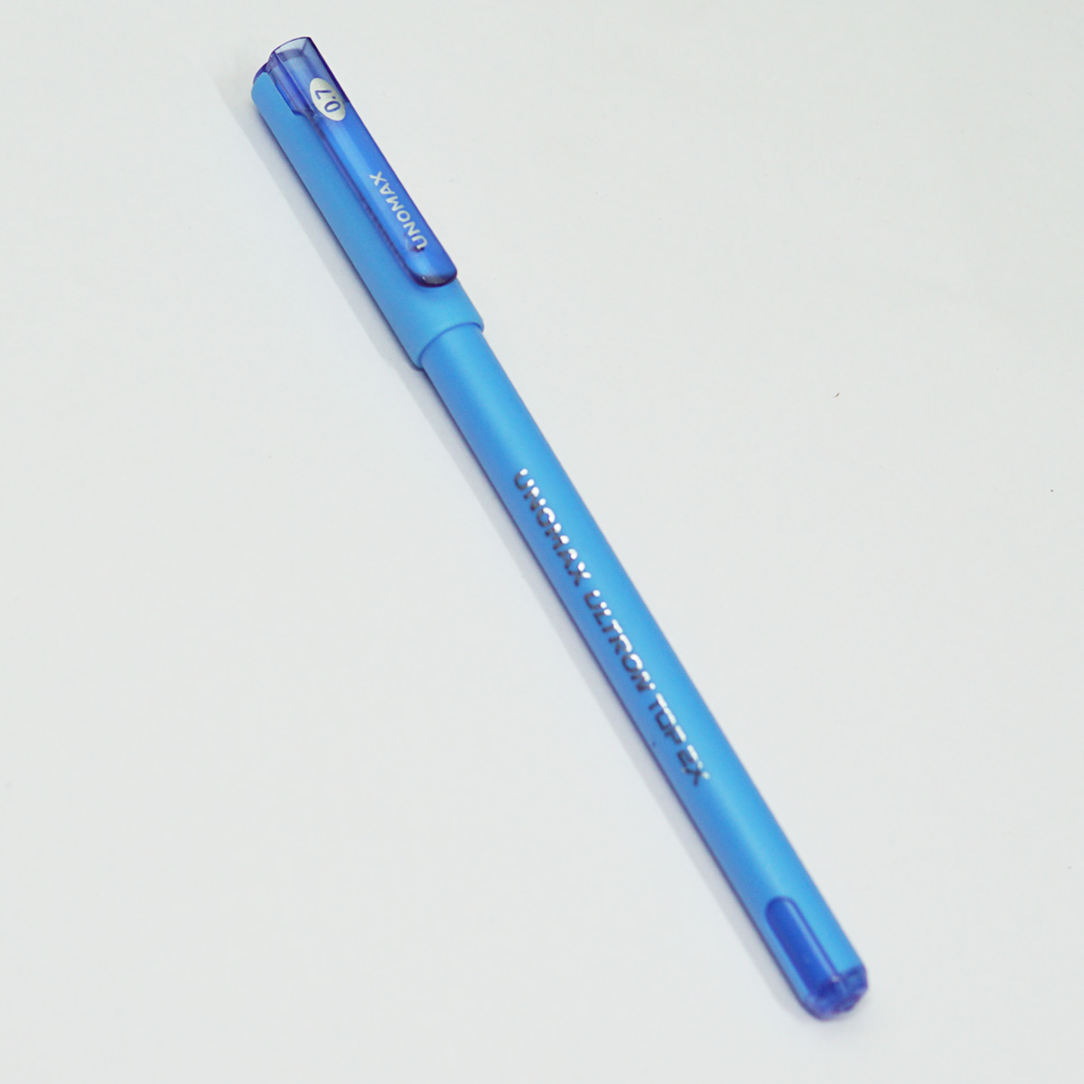 Unomax Ultron Top 2X Mat Blue Color Body With 0.7 Tip Cap Type Ball Pen ...