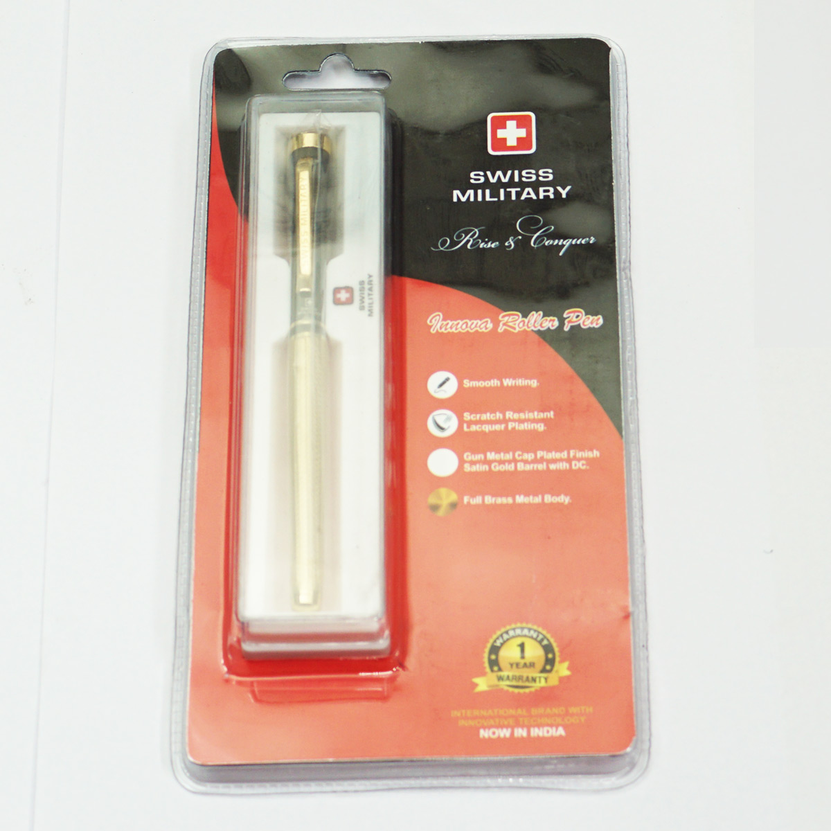 Swiss Military SM-002 Innova Lacquer Plating Gun Metal Cap Plated Satin ...