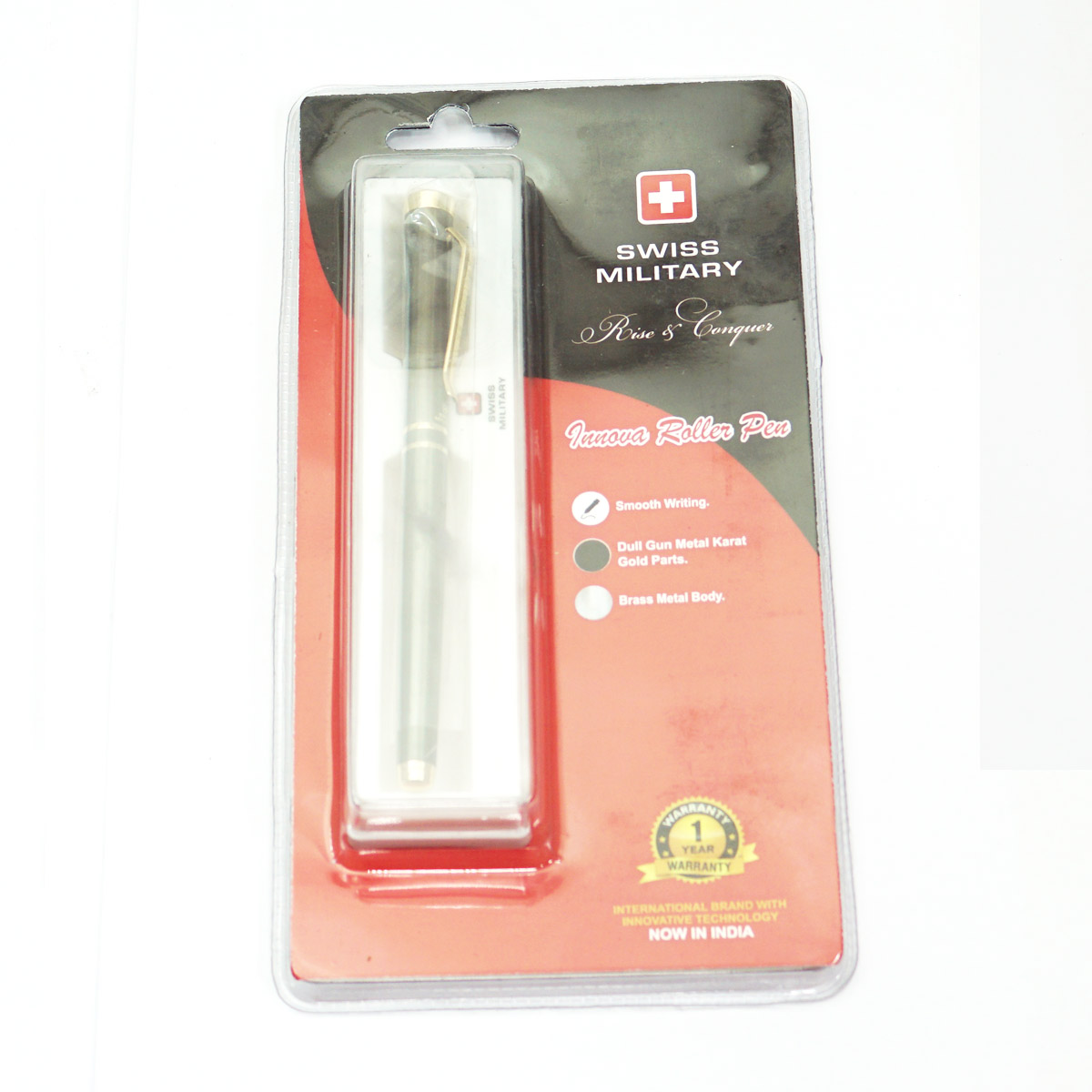 Swiss Military SM-41 Innova Dull Gun Metal Karat With Gold Trims 0.7mm ...