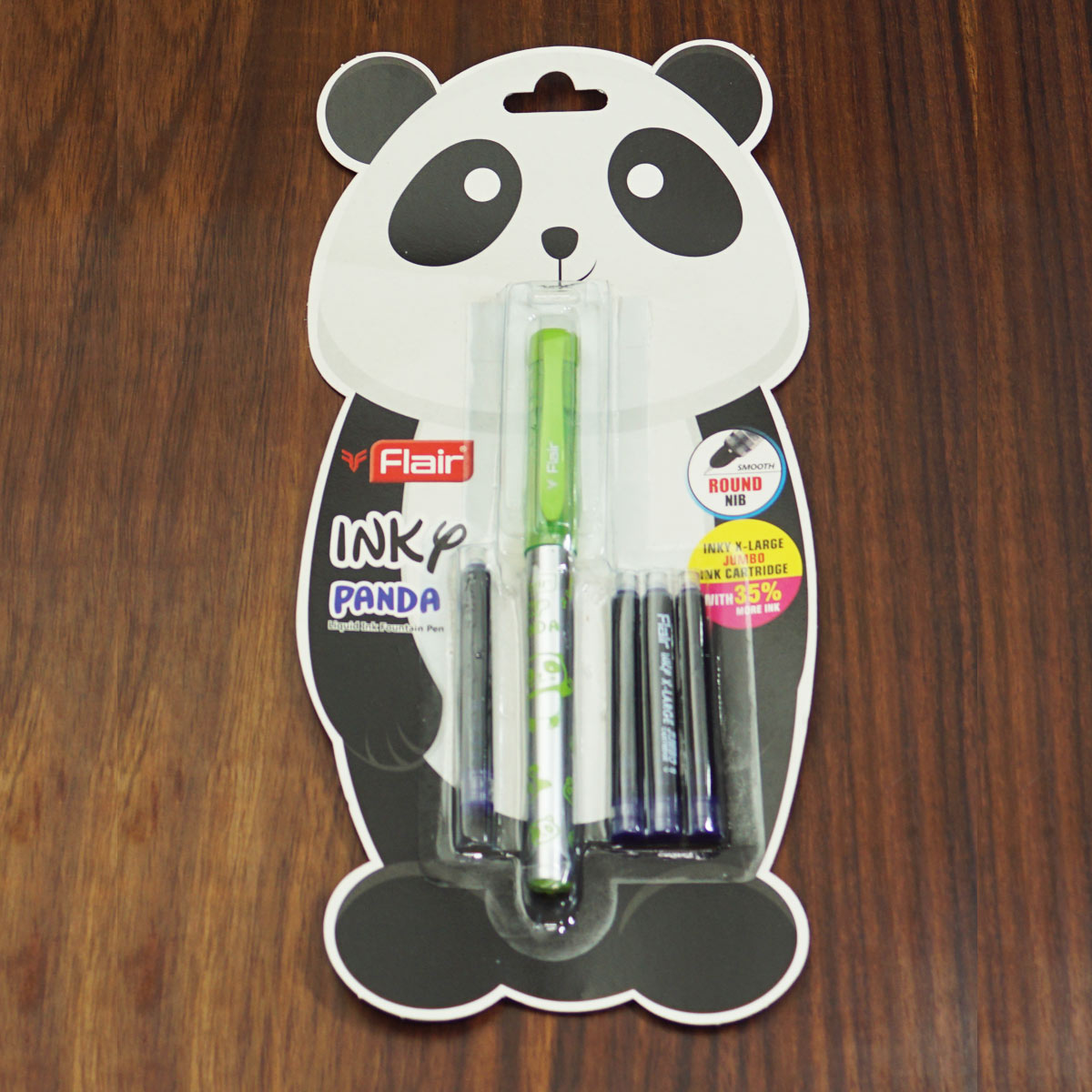 Flair PANDA Grey Color Designed Body With Green Color Cap Fine Nib ...