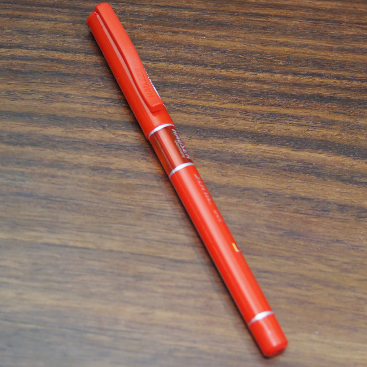 Hauser Sonic X Red Color Body with Cap Fine Tip Red Writing Cap Type ...