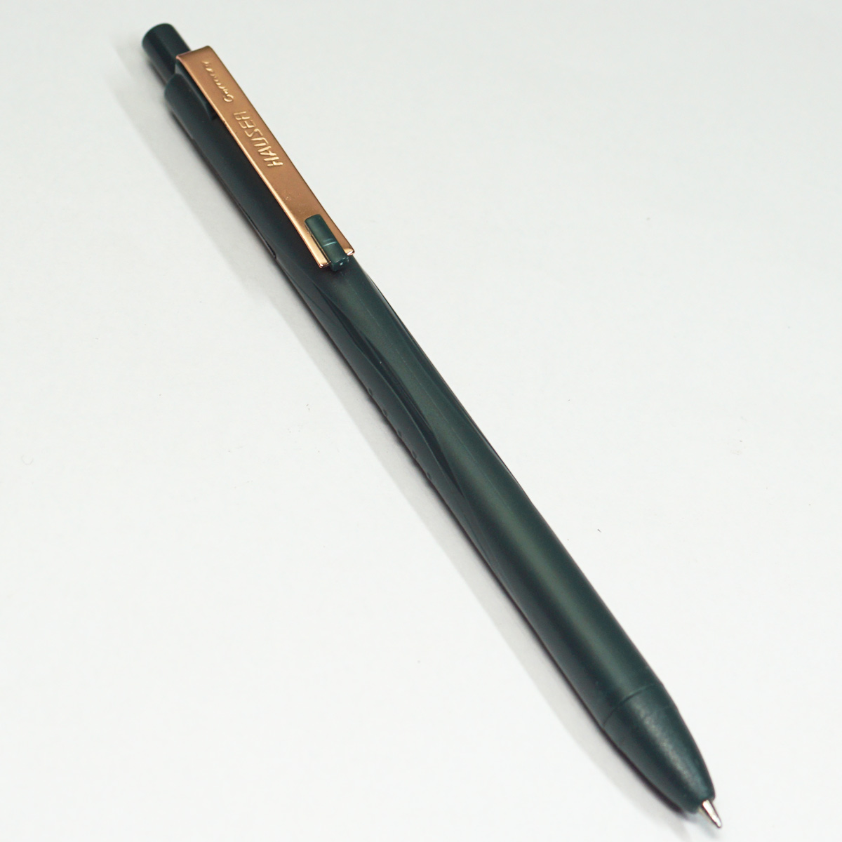 Hauser ENZO Green Color Body With Copper Color Clip Medium Tip Blue ...