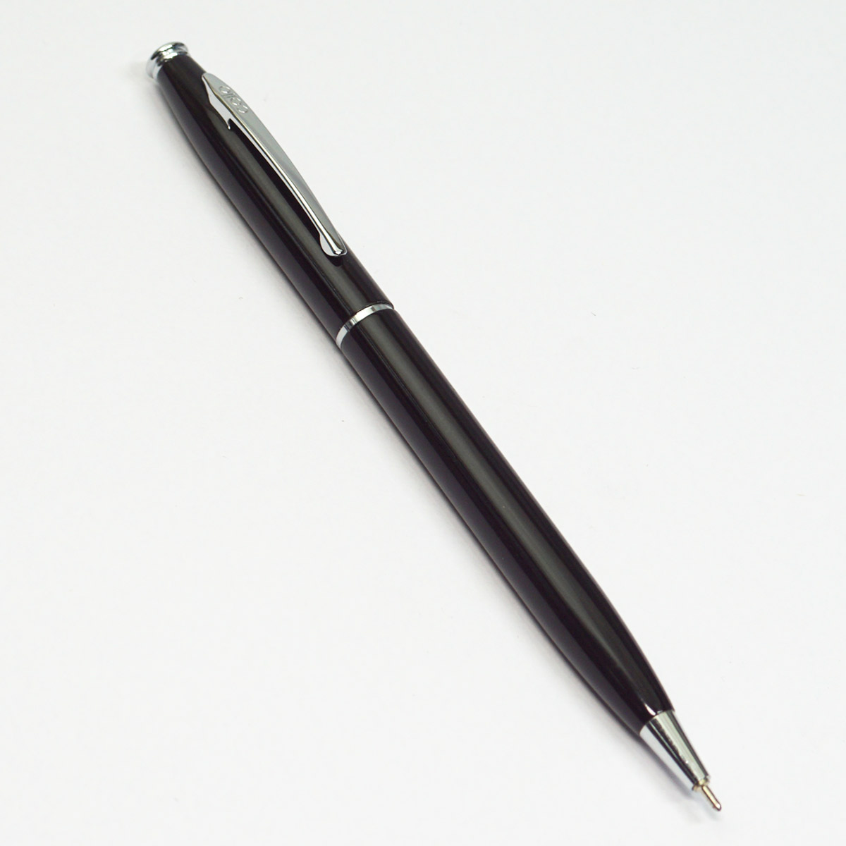 Cello X- pression Select Slim Black Color Body With Fine Tip Silver ...