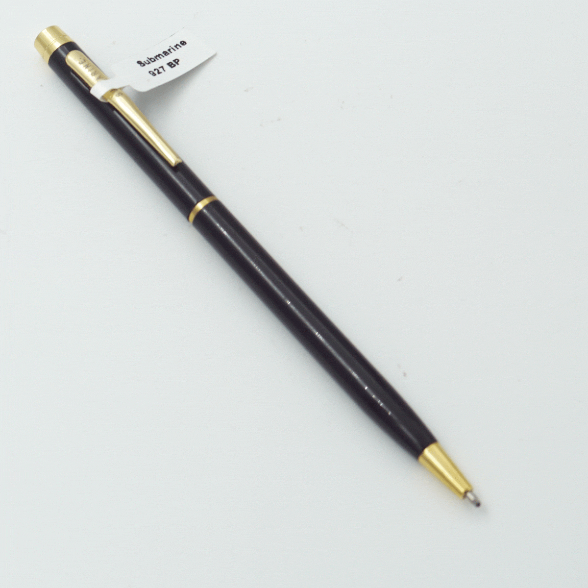 Submarine 927 Slim Black Color Body With Black Color Cap And Gold Clip ...