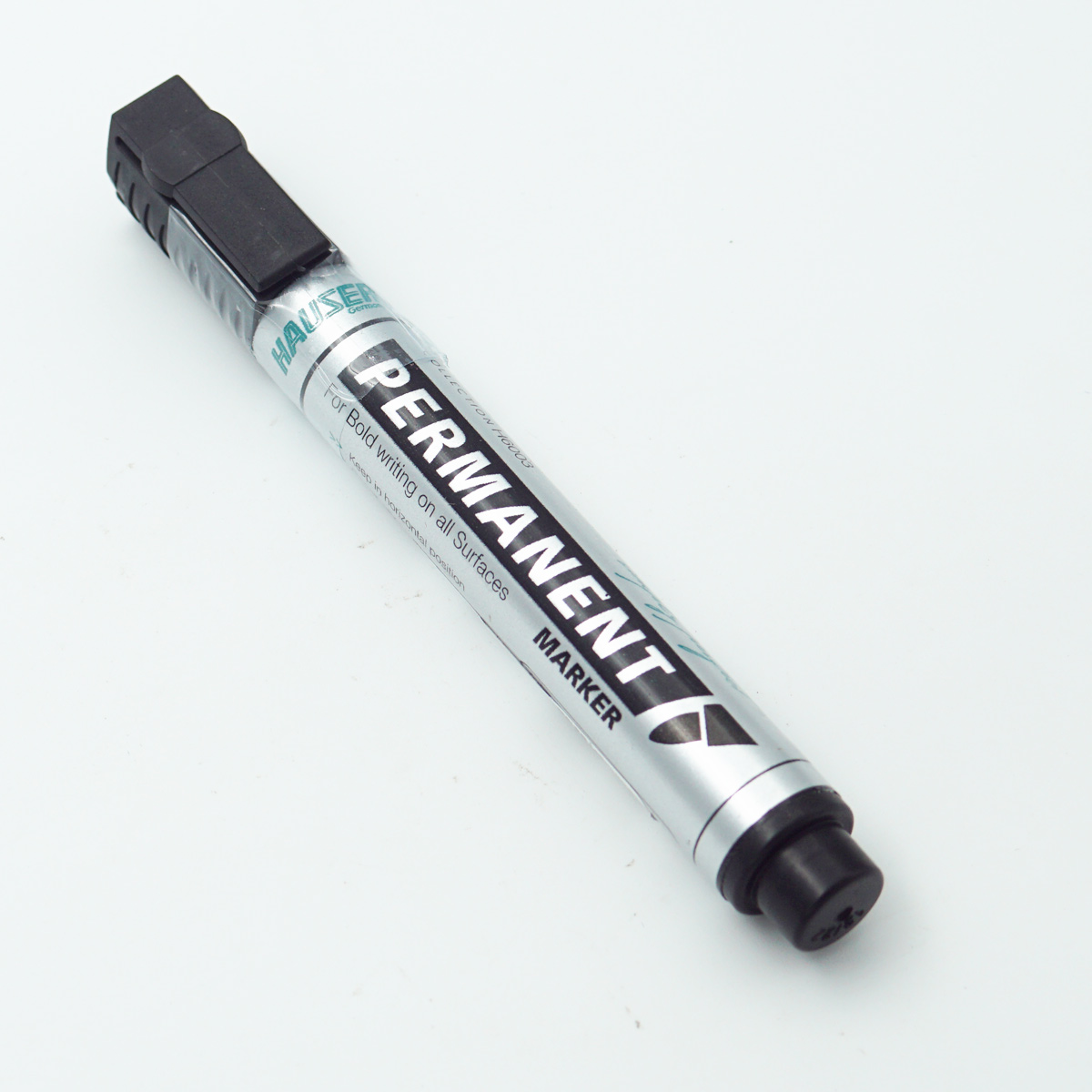 Hauser Round Tip Black Color Permanent Marker SKU 23880