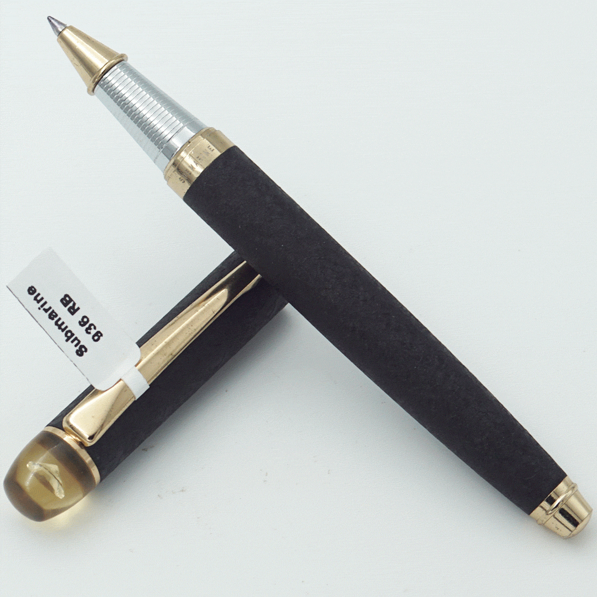 Submarine 936 Black Color Body With Golden Color Clip And Top On Stone ...