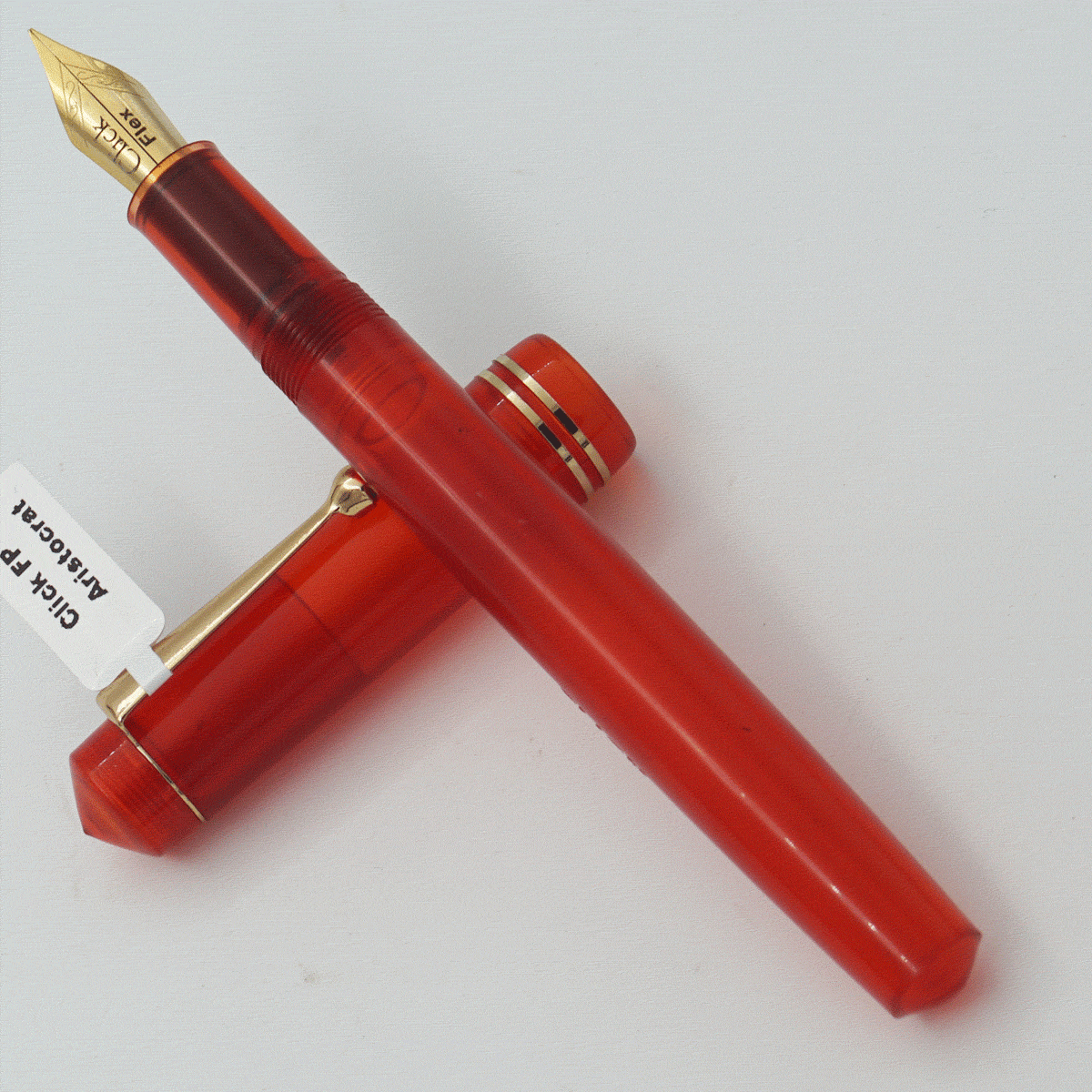 Click Aristocrat Transparent Orange Color Body With Golden Clip No.35 ...