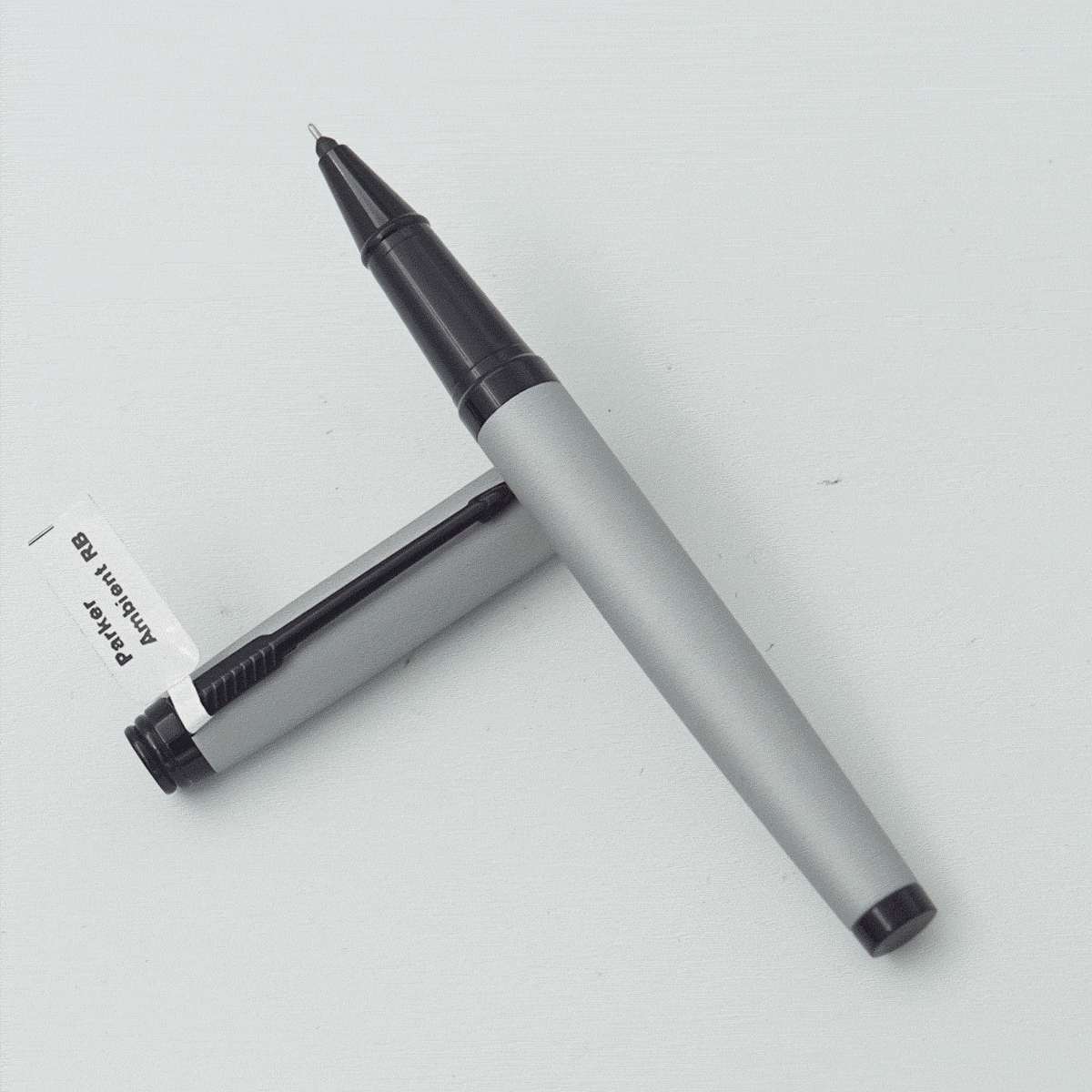 Parker Ambient Dark Grey Color Body With Cap And Black Color Clip Fine ...