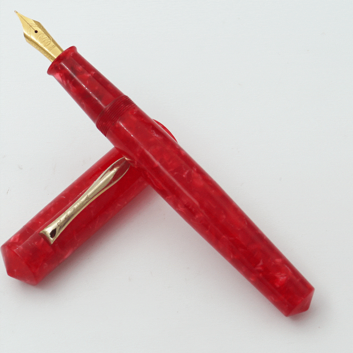 Ranga Handmade Splendour Peak Model Premium Acrylic P11 Red on Red ...