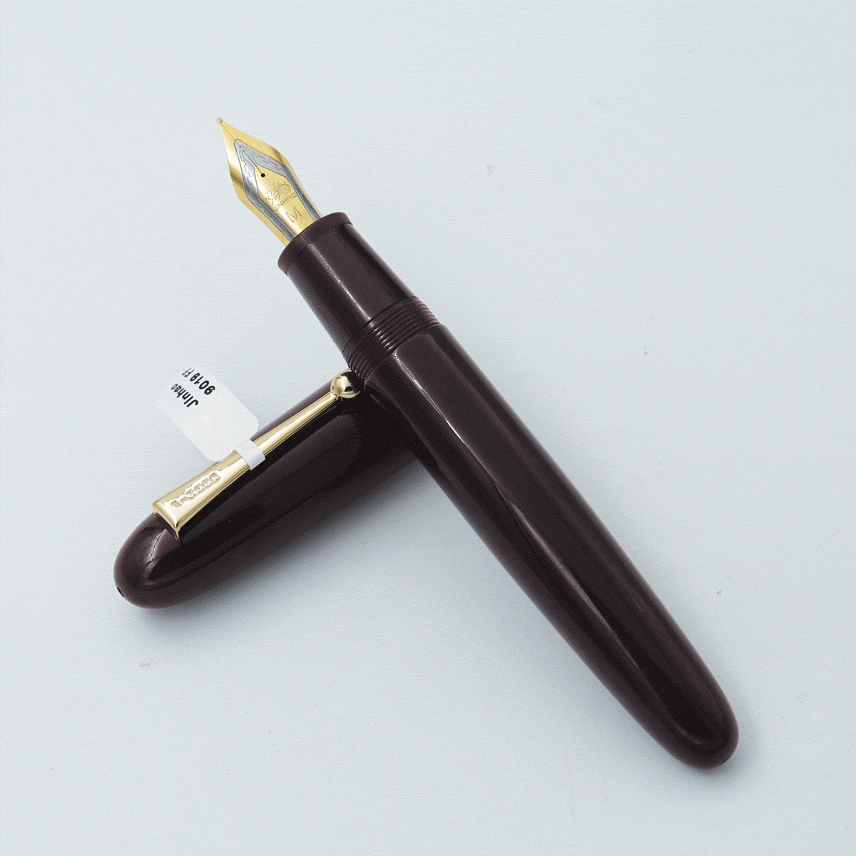Jinhao 9019 Maroon Color Body With Golden Color Clip No 40 Medium Nib ...