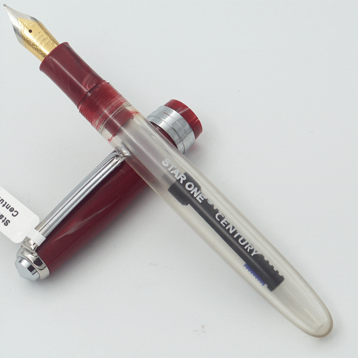 Star One Century HT Trasparent Body with Red Color Marble Color Cap And ...