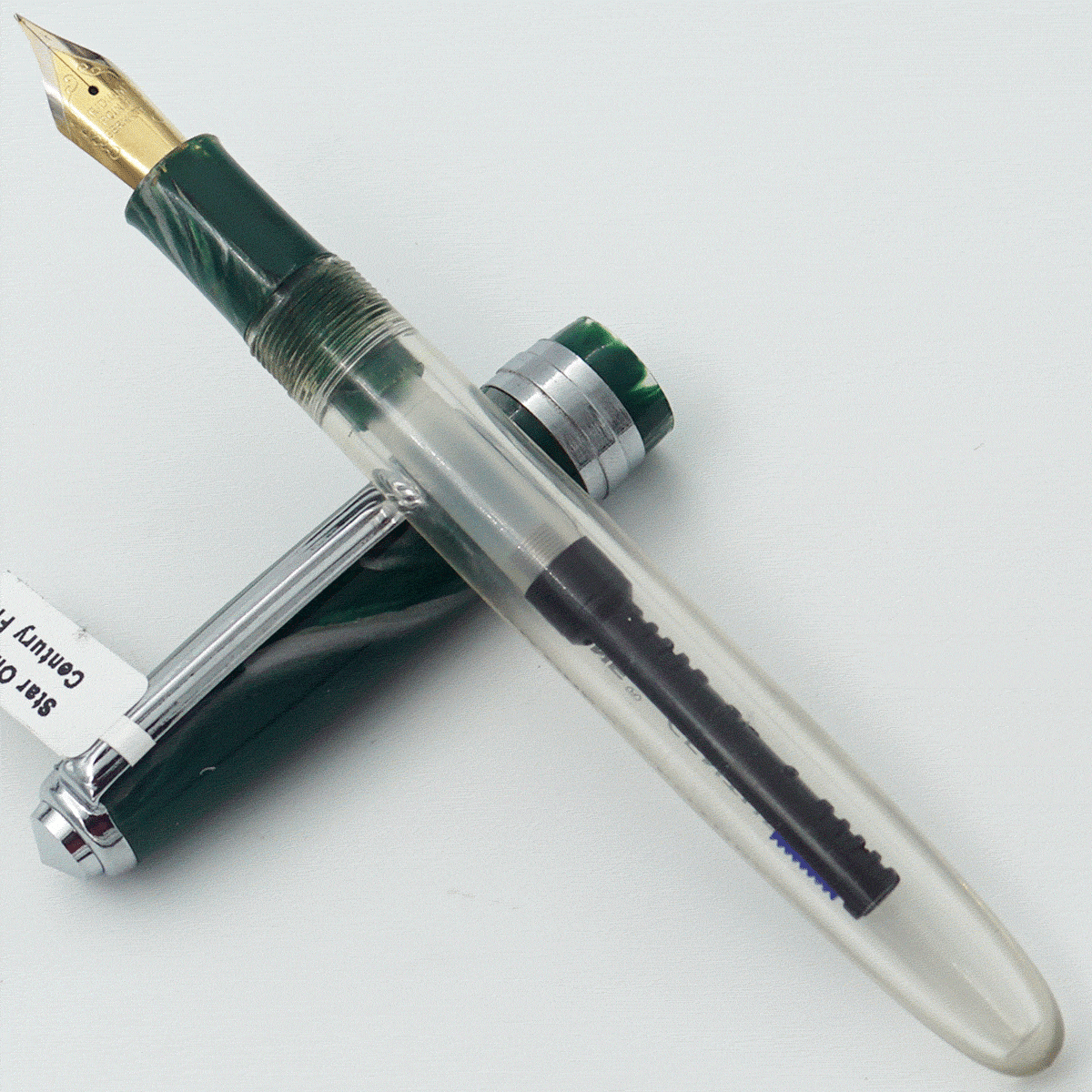 Star One Century HT Trasparent Body with Green Color Marble Color Cap ...
