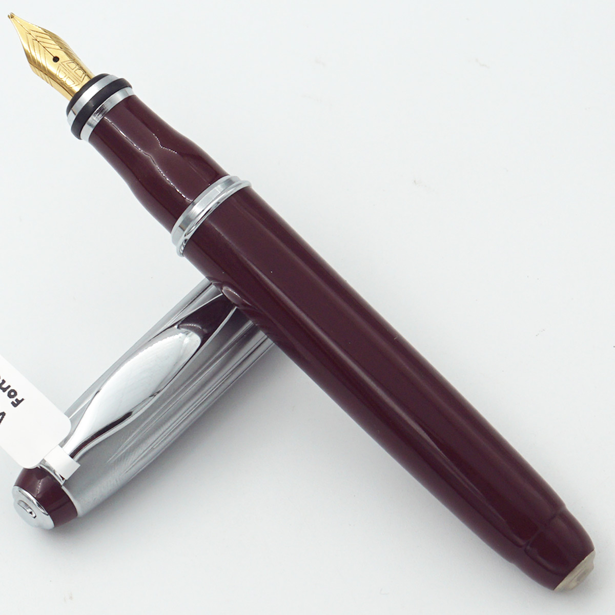 Vsign Forte Maroon Color Body With Silver Color Clip Bold Nib Converter ...