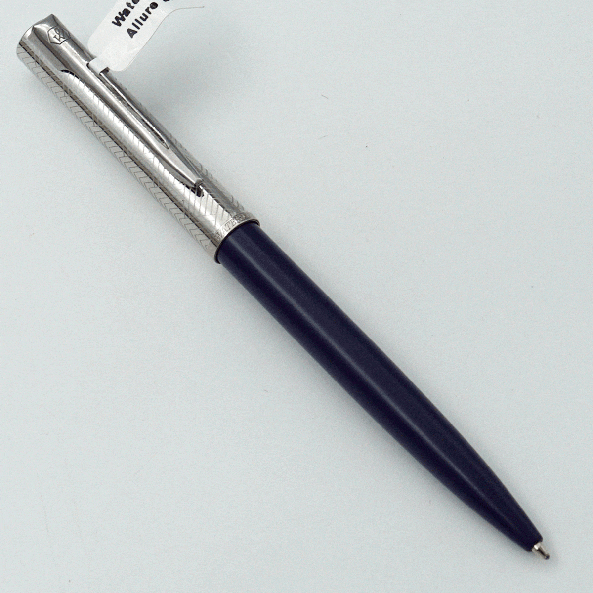 Waterman Allure Deluxe Blue Color Body With Chrome Cap And Silver Clip ...
