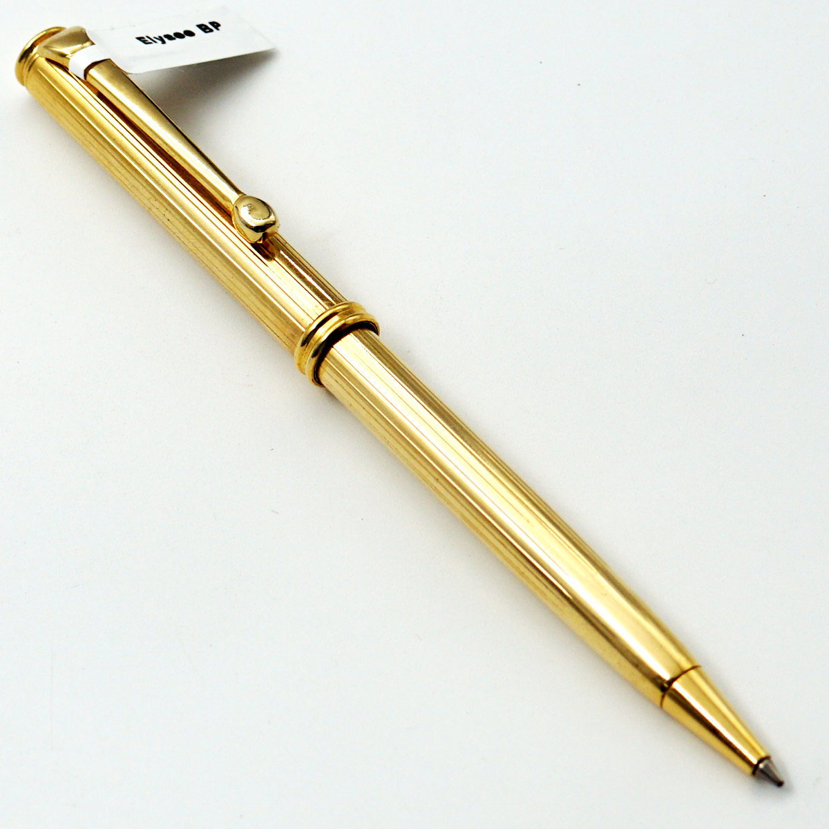 Elysee Golden Color Striped Body With Golden Cap Fine Tip Retractable ...