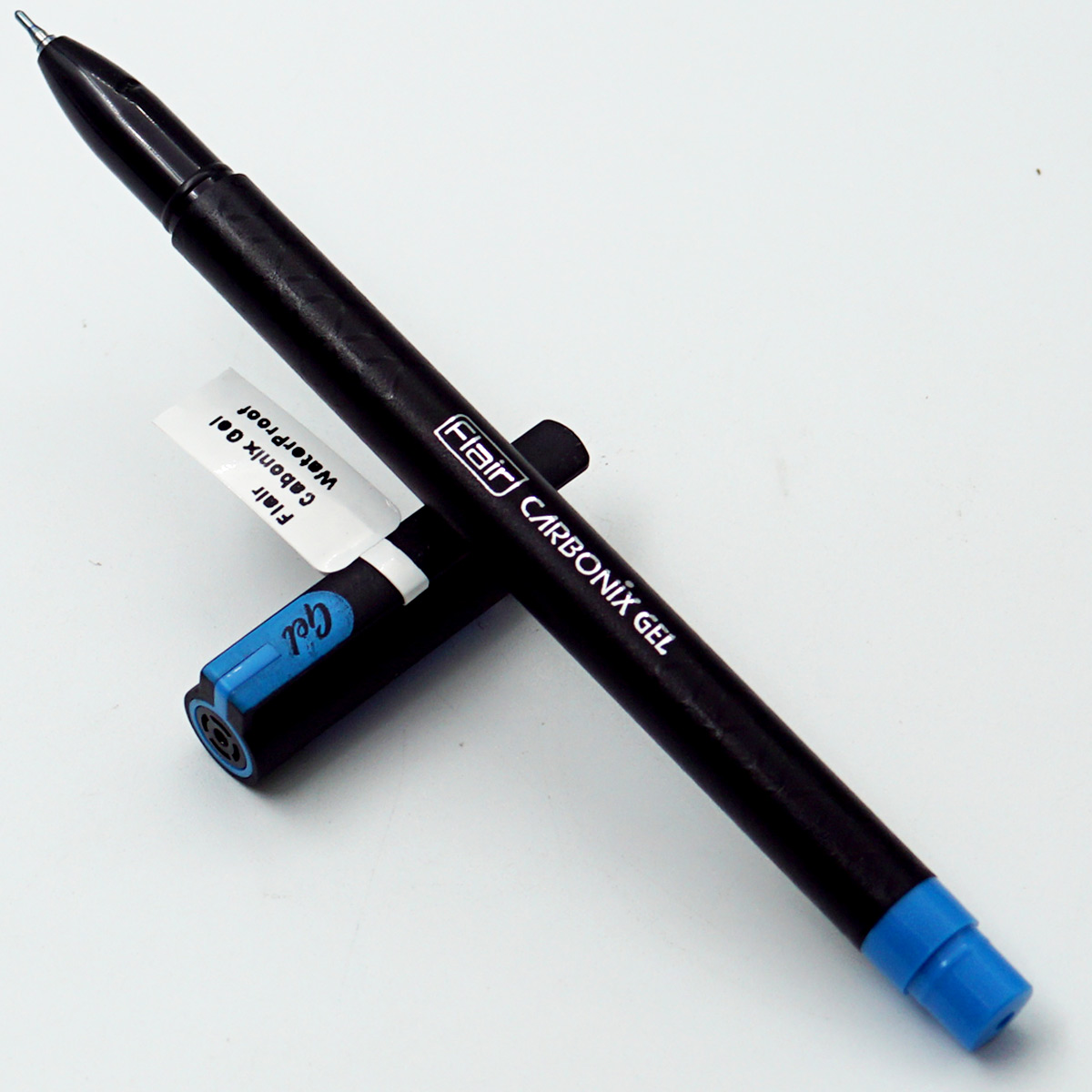Flair Carbonix Water Proof Black Color Body With Blue Writing Fine Tip ...