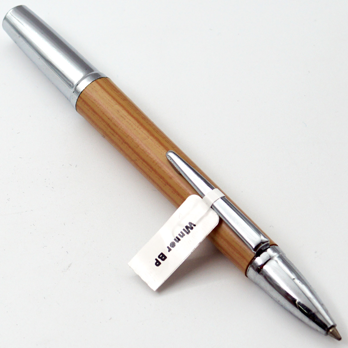 Winner Pattern Wood Color Body With Silver Clip Fine Tip Magnatic Type ...