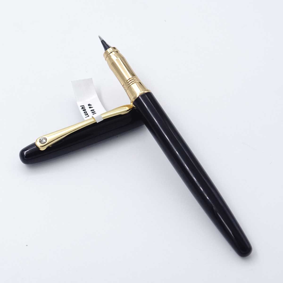 Luoshi 360 Black Color Body Gold Color Clip And Trim Stone On The Clip ...