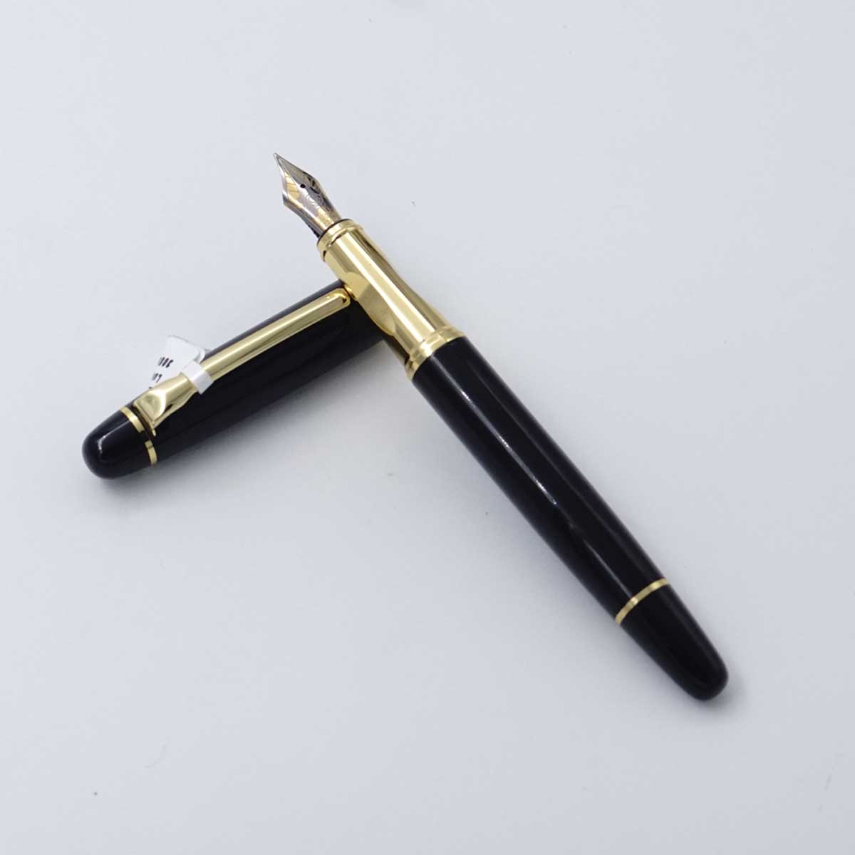 Luoshi Black Color Gold Clip Gold Grip Broad Nib Converter Type ...