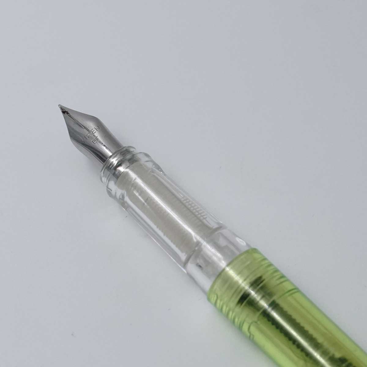 Yiren 312A Transparent Light Green Color Body Extra Fine Nib Sliver ...