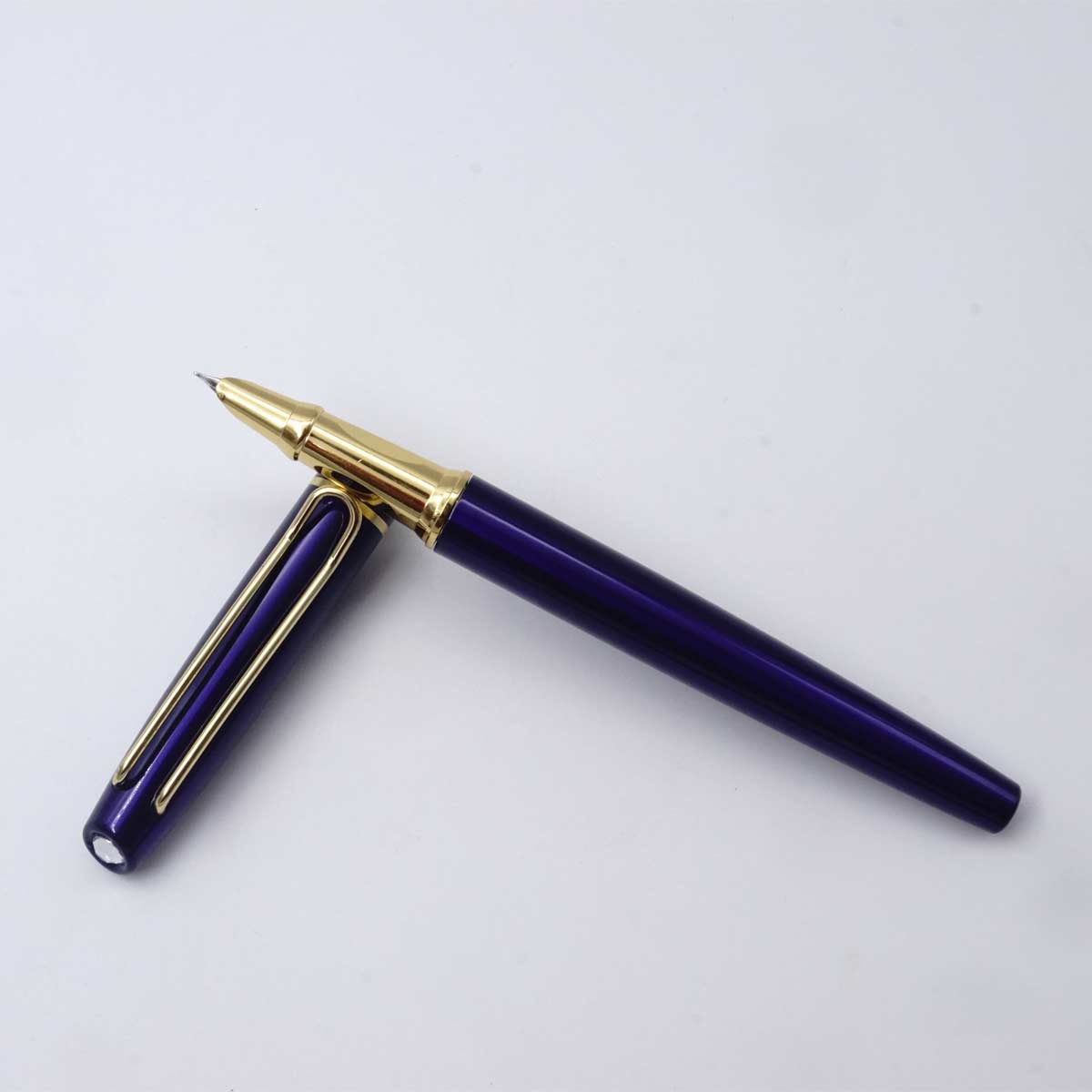 Luoshi 281 Blue Color Fine Nib Body Gold Clip And Grip Converter Type ...