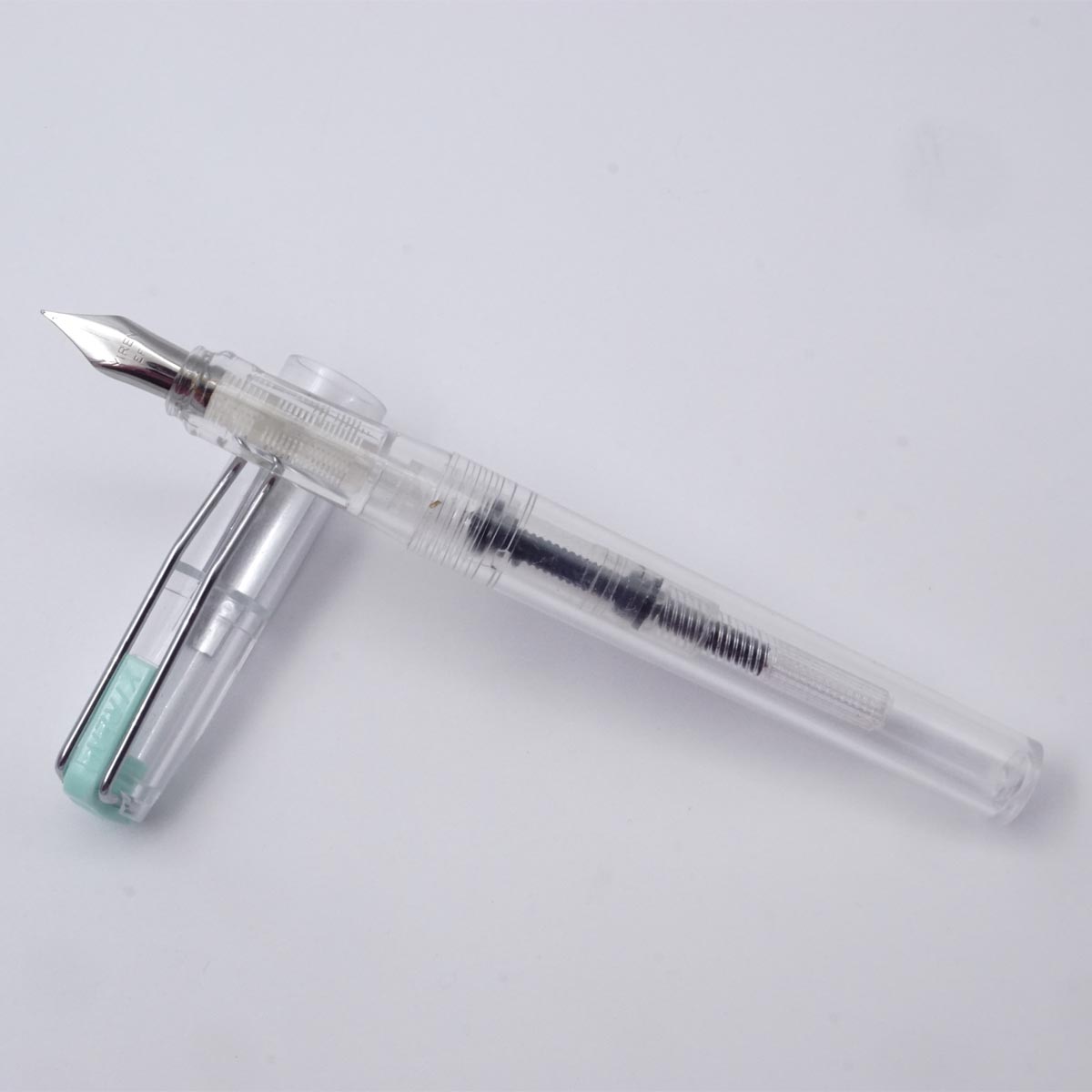 Yiren 312B Transparent Body With Light Green EF Nib Converter Type ...