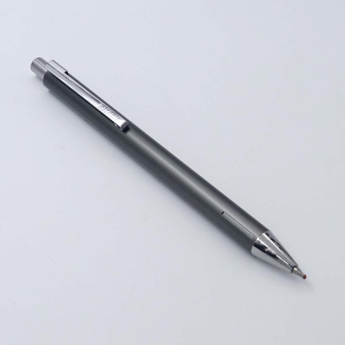 Hauser Cosmo Gray Color Body With Sliver Clip Medium Tip Retractable ...