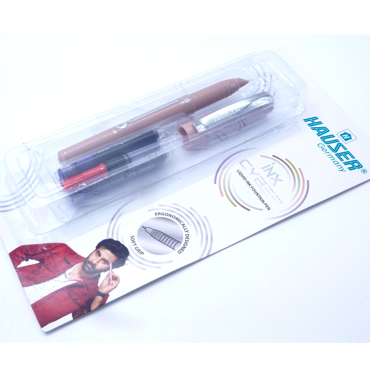 Hauser Germany INX Cyber Brown Color Body With Liquid Ink And Cartridge ...