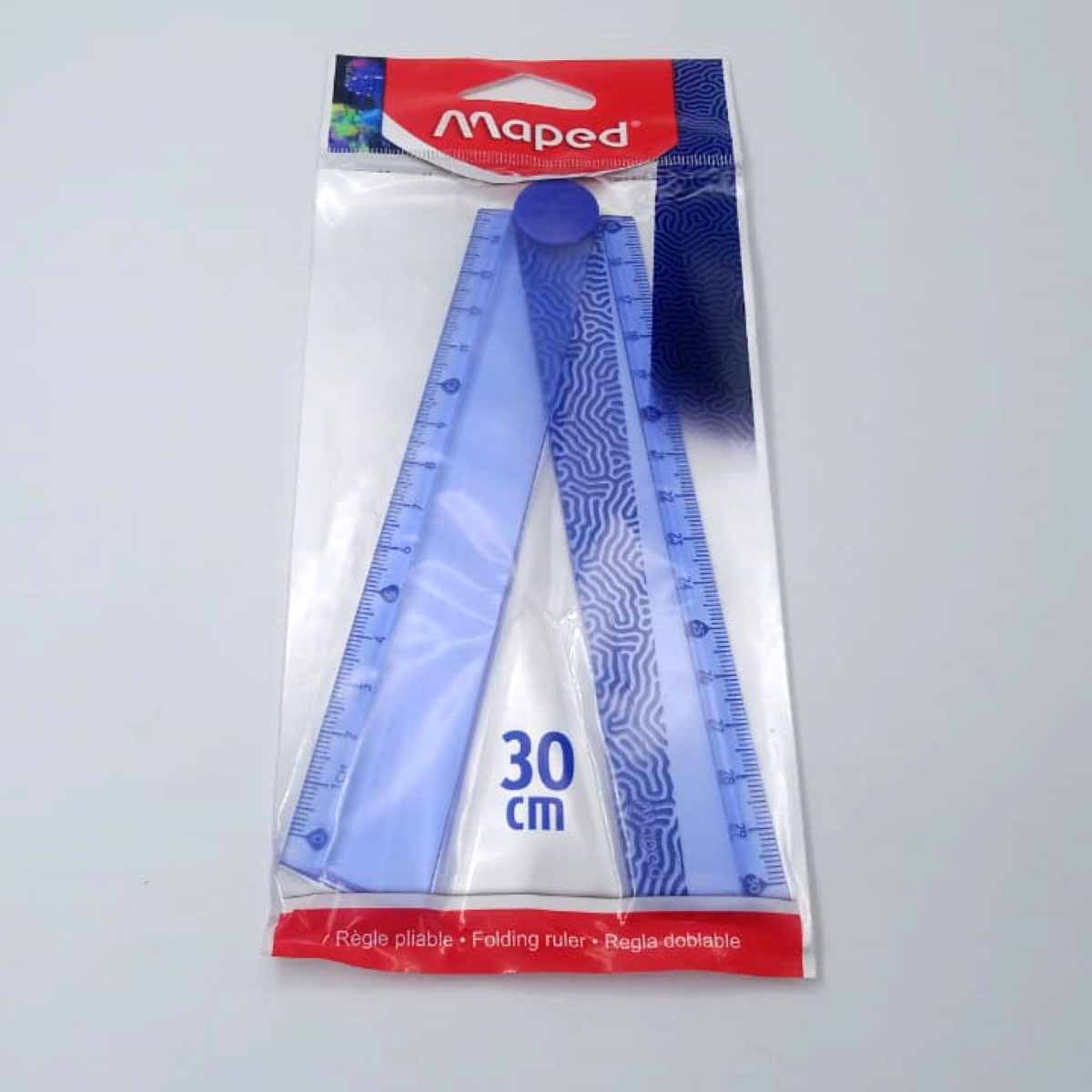 Maped 281019 Plactic foldable Ruler 30 Cm SKU 25764