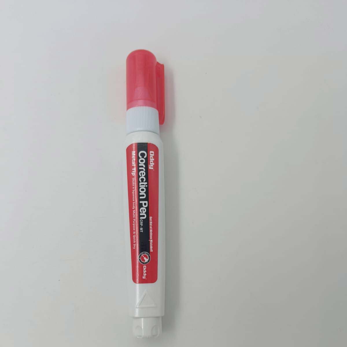 Oddy Crp-8mt Correction Pen White Color Body With Red Color Cap SKU 25856