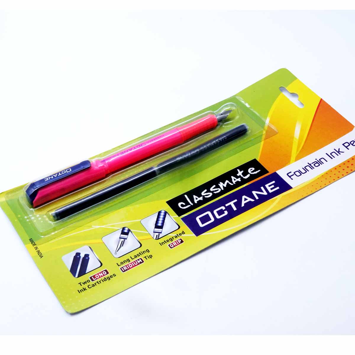 Classmate-04030211 Octane iridium tip fountain pen pink color SKU 26270