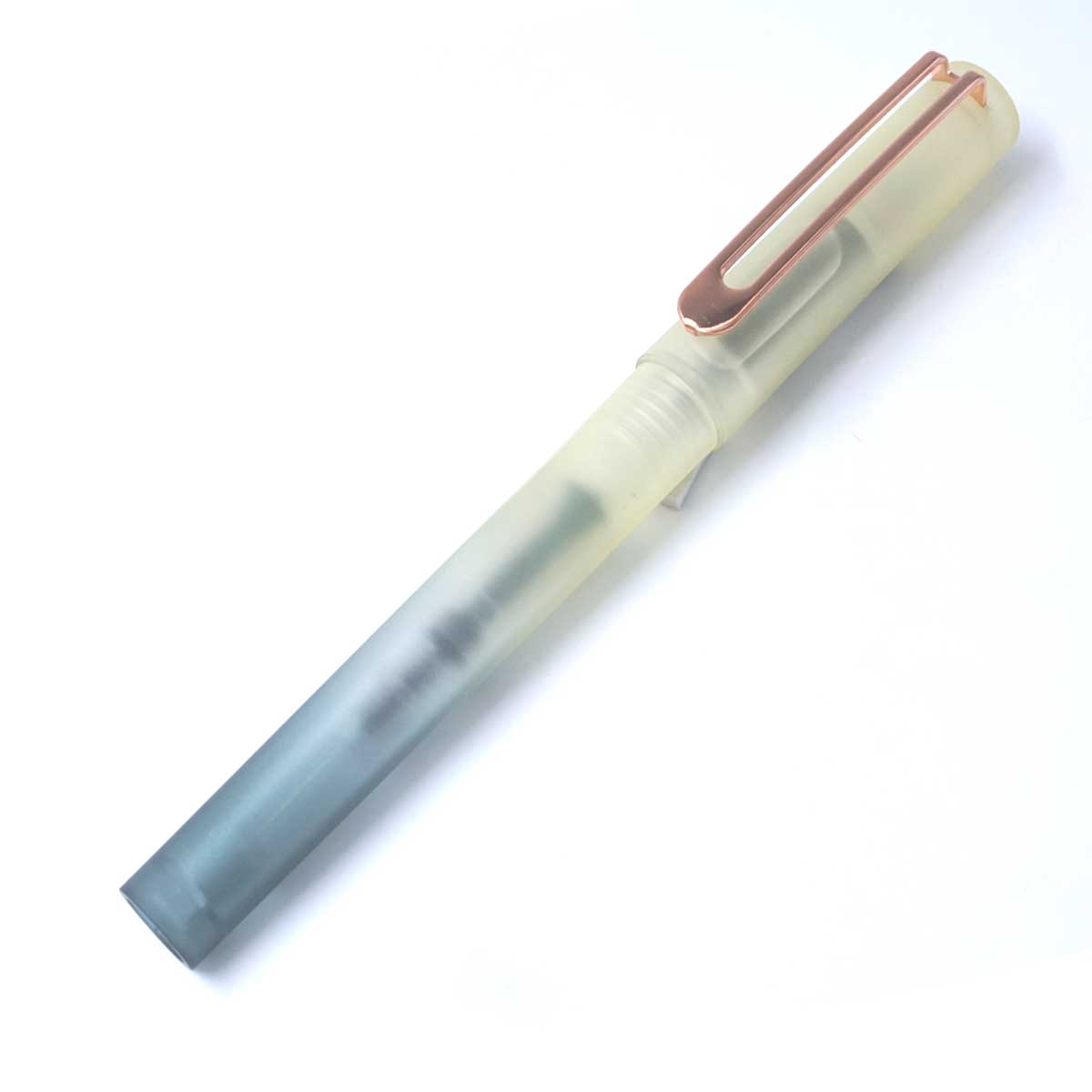 Yiren 6072 yellow With Black And Copper Clip EF Converter Type Fountain ...