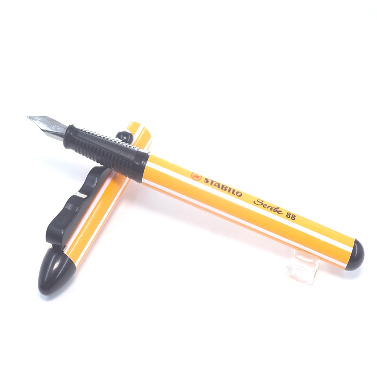 Stabilo Scribe 88 yellow Color Body With White line Black Clip ...