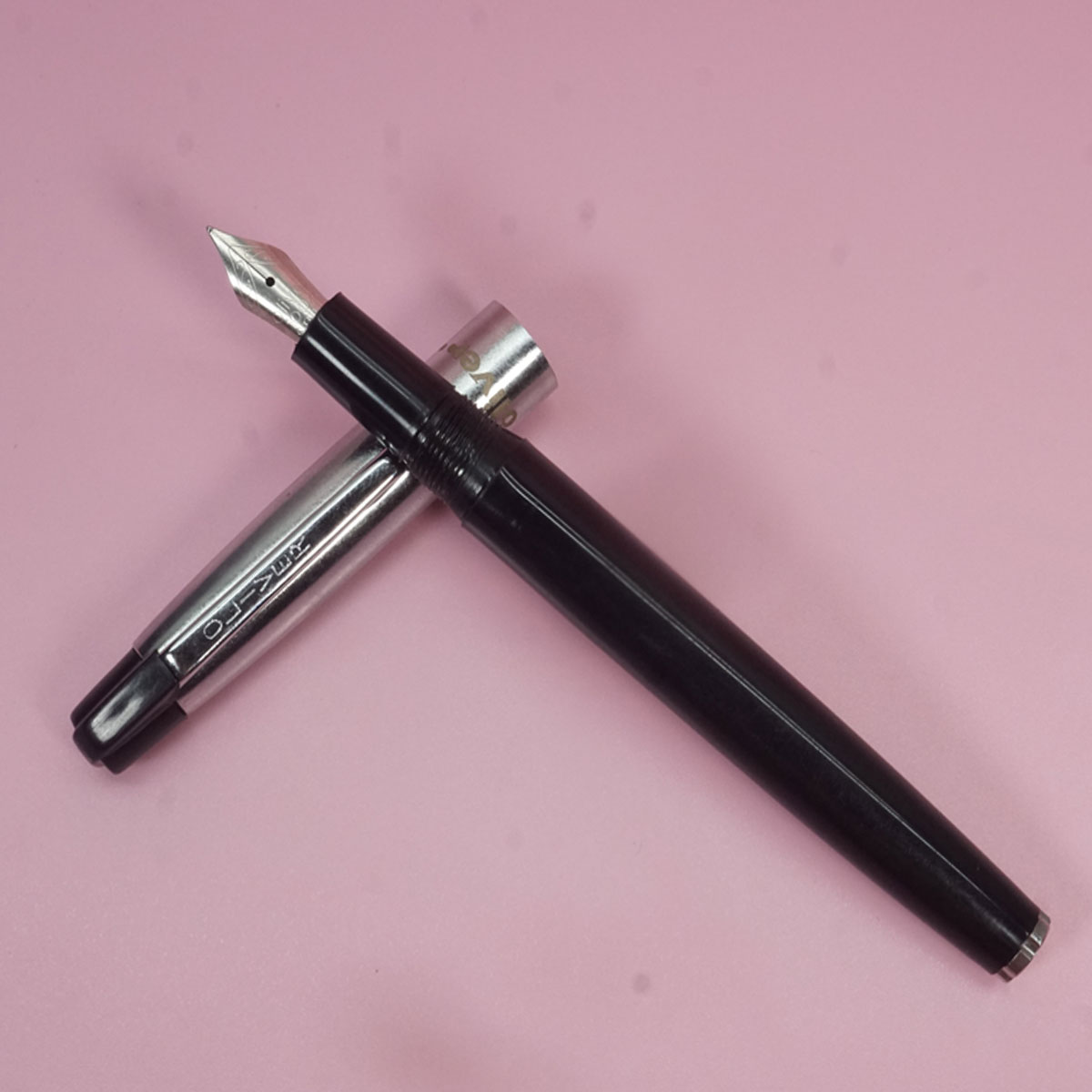 Oliver 36 HS Black Color Body With Silver Cap And SSF Nib Eye Dropper ...