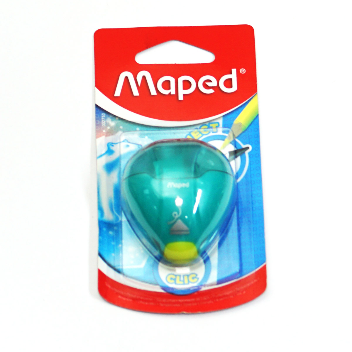 Maped 032710 Igloo Eject Blue Color one Hole Pencil Sharpener SKU 50122