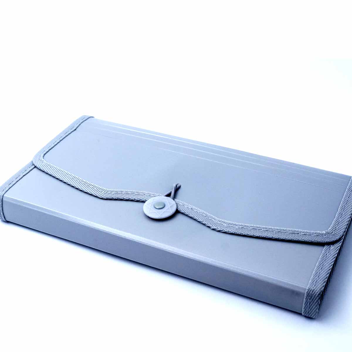 Solo EX701 Expanding Cheque Case Grey Color SKU 50516