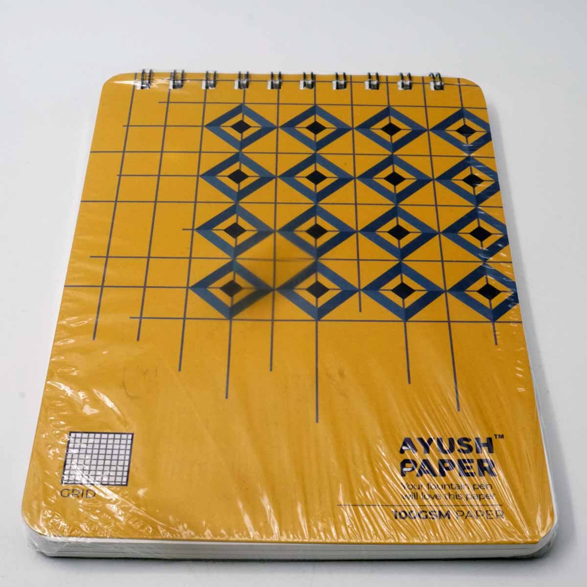 Ayush Paper Grid Book A5 Wiro SKU 51033