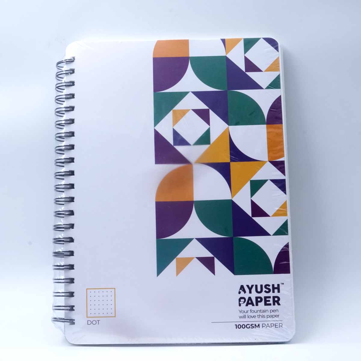 Ayush Paper Dot Book A4 Wiro SKU 51036