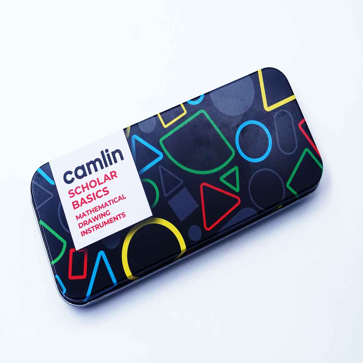 Camilin Scholar Basics Maths Instrument Set Black color SKU 51234